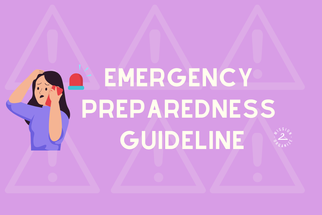 Emergency Preparedness Guideline - Mission 2 Organize